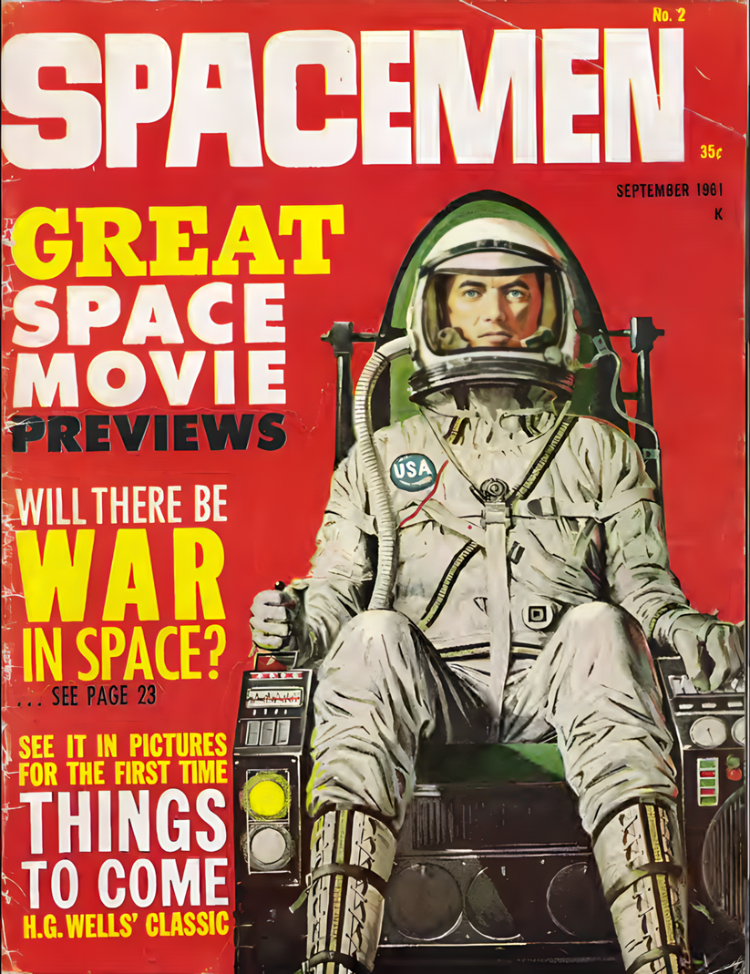 Spacemen Sci-Fi Comic Book Magazine (1961) | Issues 1-8 | Warren Publi ...
