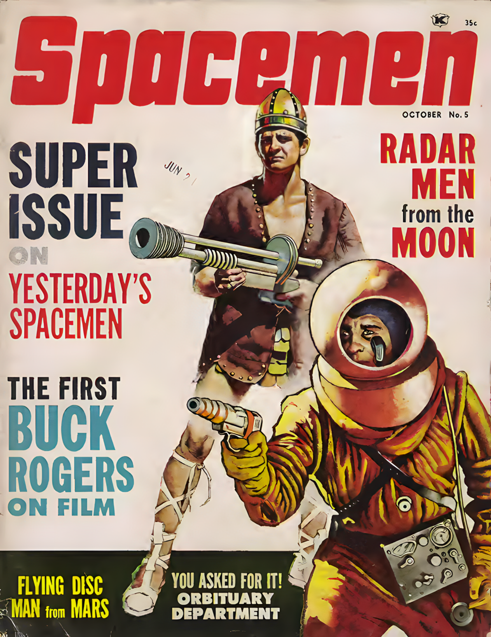Spacemen Sci-Fi Comic Book Magazine (1961) | Issues 1-8 | Warren Publi ...